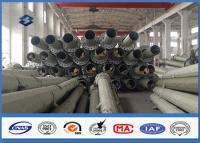 China Philippines 69KV 50FT 55FT 60FT Power Transmission Pole with Hot Dip Galvanized for sale