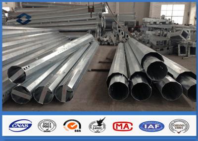 China Electric Steel Power Transmission Pole with Slip Joint Connection 10KV- 550KV for sale