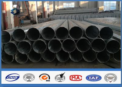 China Dodecagonal Electric Power Industrial Light Steel Poles with Bituminous Painting Protection for sale