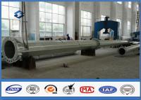 China HDG Electrical Tubular Steel Pole High strength low alloy structural steels for sale