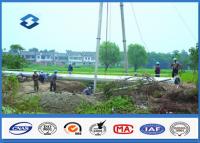 China Hot Roll Steel Metal Utility Poles , 345Mpa Min Yield Stress Electrical Poles And Towers for sale