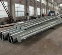 China Hot Dip Galvanized Dodecagonal Steel Pole Q355 18.2M With Anchor Bolt System for sale
