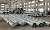 China Hot Dip Galvanized Electricity Transmission Substation Structure Steel Pole for sale