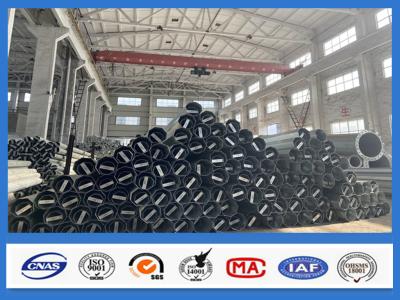 China 30FT Galvanized Steel Pole With High Corrosion Resistance Good Weldability for sale