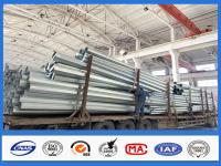 China 355Mpa 30FT Galvanized Steel Pole 3.0mm With Good Weldability Surface Treatment for sale