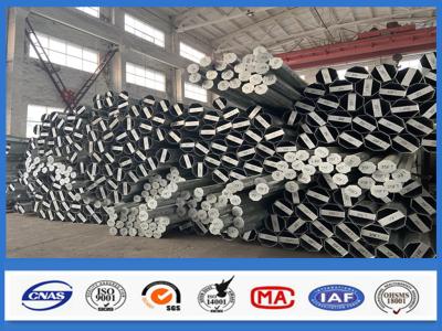 China 127mm Galvanized Octagonal Shape Steel Pole 35ft Tensile Strength 355Mpa for sale
