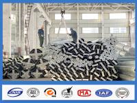 China Octagonal Galvanized Silver Steel Pole With 160KG Weight & 3.0mm Thickness for sale