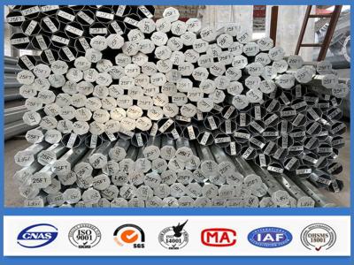 China 25FT 2.5mm Galvanized Steel Pole With Long Lasting For All Weather Use for sale