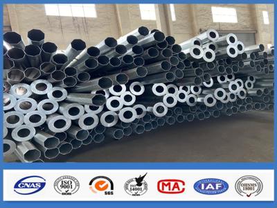 China 9M 11M 13M Galvanized Electric Power Transmission Steel Pole For Distribution Lines for sale