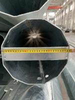 China Dodecagonal Electrical Power Pole Q420 4.0mm 50FT  Hot Dip Galvanized for sale