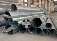 China Galvanized Power Transmission Steel Pole 70FT Q460 Octagonal 69KV for sale