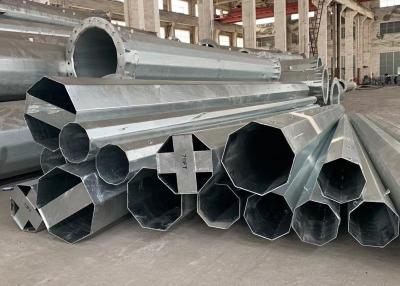 China Galvanized Power Transmission Steel Pole 70FT Q460 Octagonal 69KV for sale
