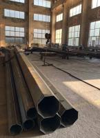China Galvanized Power Transmission Steel Pole 70FT Q460 Octagonal 69KV for sale