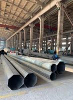 China Galvanized Power Transmission Steel Pole 70FT Q460 Octagonal 69KV for sale