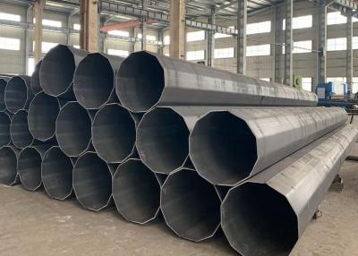 China Dodecagonal Electrical Power Pole Q420 4.0mm 50FT  Hot Dip Galvanized for sale