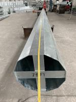 China Galvanized Power Transmission Steel Pole 75FT Q460 Dodecagonal 69KV for sale