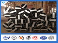 China Q345 Steel Material 40FT Hot Dip Galvanized Electric Steel Pole for sale