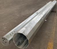 China Galvanized Electrical Transmission Steel Pole 5mm Thick Q460 Dodecagonal 90FT for sale
