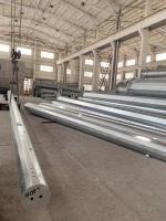 China Dodecagonal Transmission Steel Pole Hot Dip Galvanized 5mm Thick Q460 90FT for sale