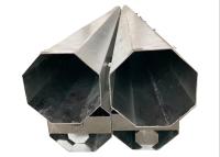 China Galvanized Transmission Octagonal Steel Pole 6mm Thick Q460 100FT for sale