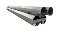 China Hot Dip Galvanized Transmission Steel Pole 100Ft 6mm Thick Q460 Octagonal for sale