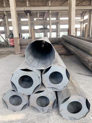 China Dodecagonal Power Transmission Steel Pole Hot Dip Galvanized 105FT Q460 for sale