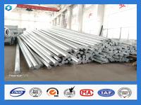 China 40FT 11900mm 3mm Thick Hot Dip Galvanized Octagonal Steel Pole for sale