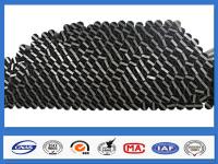 China Astm A36 500kgf Design Load 30ft 10.67m Galvanized Steel Pole for sale