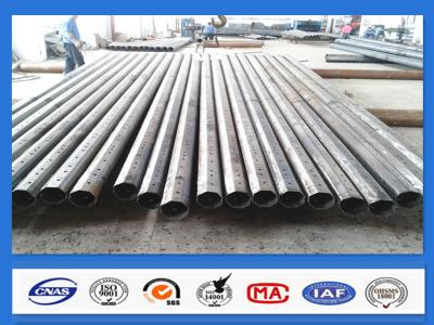 China 25ft 30ft 35ft 40ft 3mm thick Octagonal Q345 Hot Dip Galvanized Pole for sale