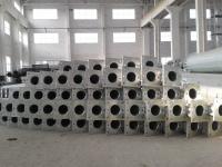 China Hot Dip Galvanized 6m Street Lighting Pole with single or double arm for sale