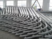 China Hot Dip Galvanized 6m Street Lighting Pole with single or double arm for sale