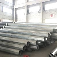 China 30FT octagonal Hot dip galvanized electrical power transmission steel poles for sale