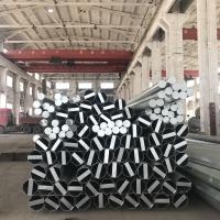 China 30FT octagonal Hot dip galvanized electrical power transmission steel poles for sale