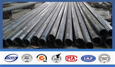 China Octagonal 30FT High Utility Power Steel Pole For Distribution Line for sale