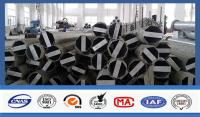 China Burial Type Hot Dip Galvanized Metal Power Pole 3mm Thickness Long Life Time for sale