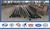 China Customized Height Dodecagonal Shape Metal Utility Pole Min Zinc Coating 86 microns for sale
