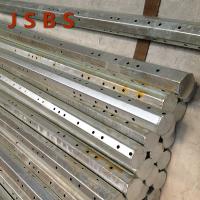 China 35FT 500KGF Load 3mm Thick Power Transmission Line Octagonal Galvanized Electrical Steel Pole for sale