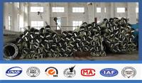 China Q345 15kv Power Transmission Electrical Hot Dip Galvanized Octagonal Steel Tubular Pole for sale