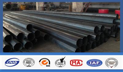 China Philippines 15KV 25FT-45FT 69KV 750KGF Load Power Transmission Hot Dip Galvanized Octagonal Steel Poles for sale