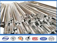 China 30ft 9150mm 15kv Transmission Line Galvanized Octagonal Steel Pole for sale