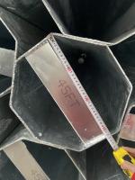 China 45ft Two Sections Hot Dip Galvanized Octagonal Burial Steel Pole for sale