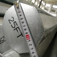 China Black Tar Painted Hot Dip Galvanized Steel Pole Coating Octagonal Pole for sale