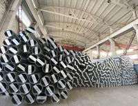 China 500kgf Load Electric Power Transmission Q355 Galvanized Steel Pole for sale