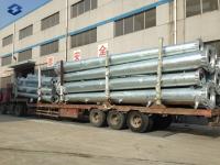 China Q345 Q420 Q460 Hot dip Galvanized Electric Power Tranmission Steel Pole for sale