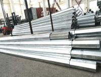 China 8M 9M 10M Galvanized Steel Pole wit Hot Dip Galvanization Min 86 microns for sale