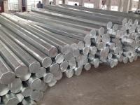 China 8M 9M 10M Galvanized Steel Pole wit Hot Dip Galvanization Min 86 microns for sale
