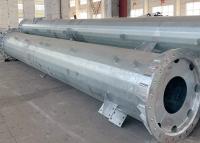 China Dodecagonal Hot dip galvanized led High Mast Light Pole 15m Height 5mm Thickness for sale