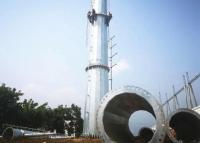 China Hot Dip Galvanized Steel Electrical Substation Structure Pole with Flange for sale