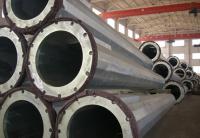 China 8M 9M Height Octagonal Electrical Column Metal Utility Pole in  No Joint for sale
