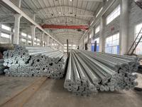 China 35FT 500KGF Load 3mm Thick Power Transmission Line Octagonal Galvanized Electrical Steel Pole for sale